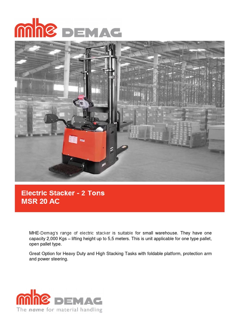Electric Stacker | PDF