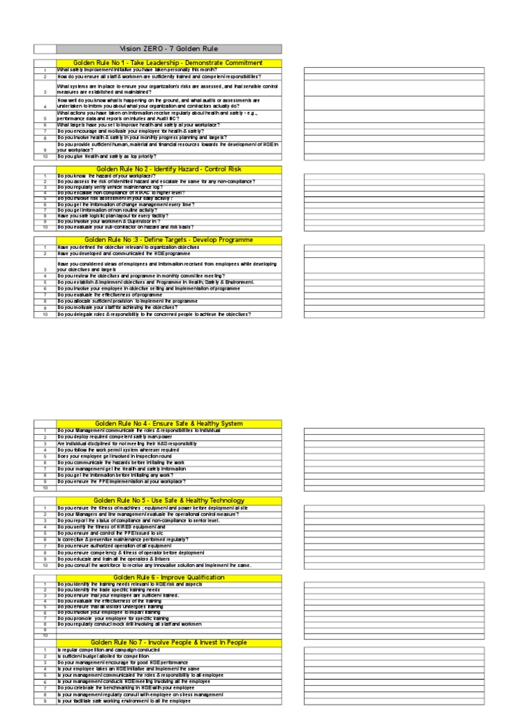 Questionnaire | PDF | Occupational Safety And Health | Regulatory ...