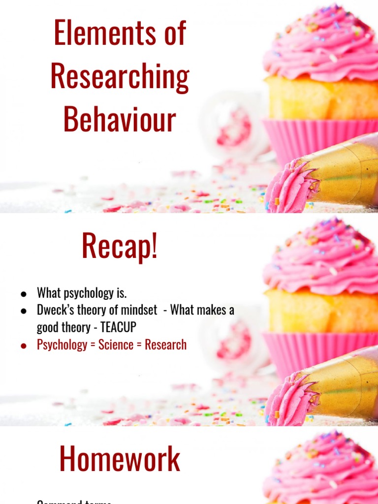 Elements of Researching Behaviour | PDF | Research Design | Experiment