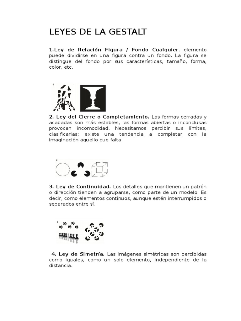 Leyes de La Gestalt | PDF