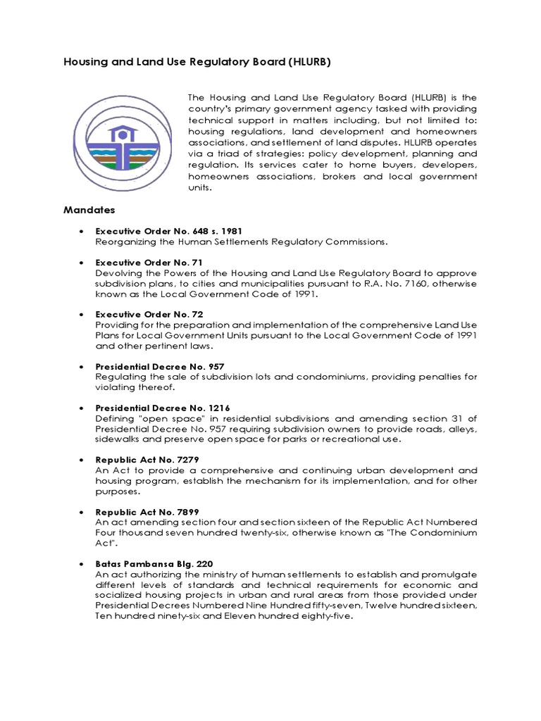 Housing and Land Use Regulatory Board | PDF | Local Government ...