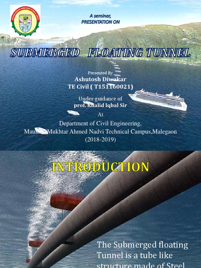 Submerged Floating Tunnel | PDF | Buoyancy | Tunnel