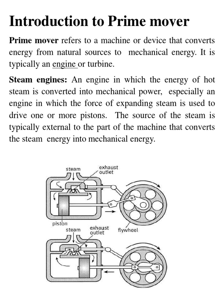 Prime Mover | PDF | Steam Engine | Internal Combustion Engine