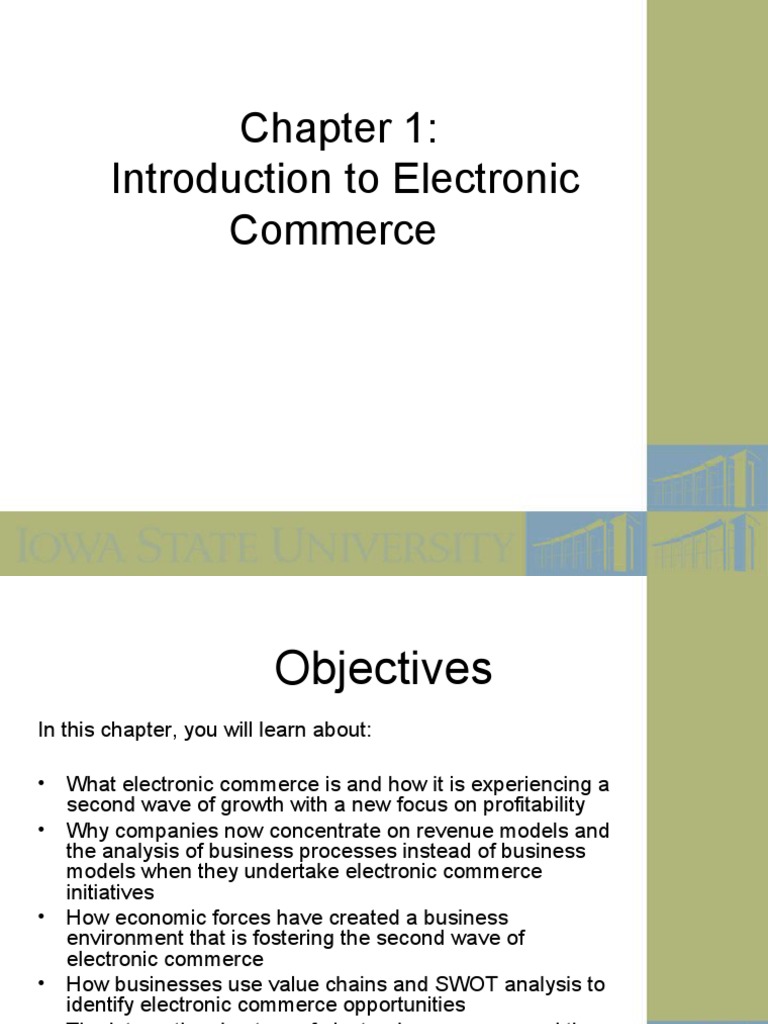 Introduction To Electronic Commerce | PDF | Electronic Data Interchange | E Commerce