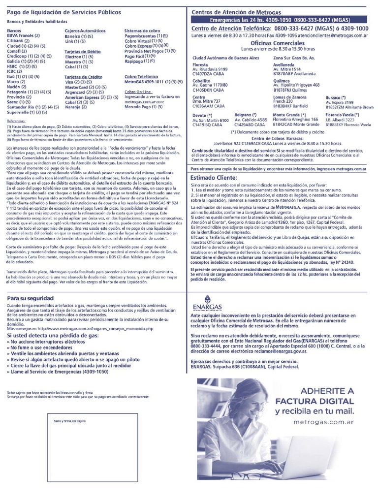 Factura Reverso PDF | PDF