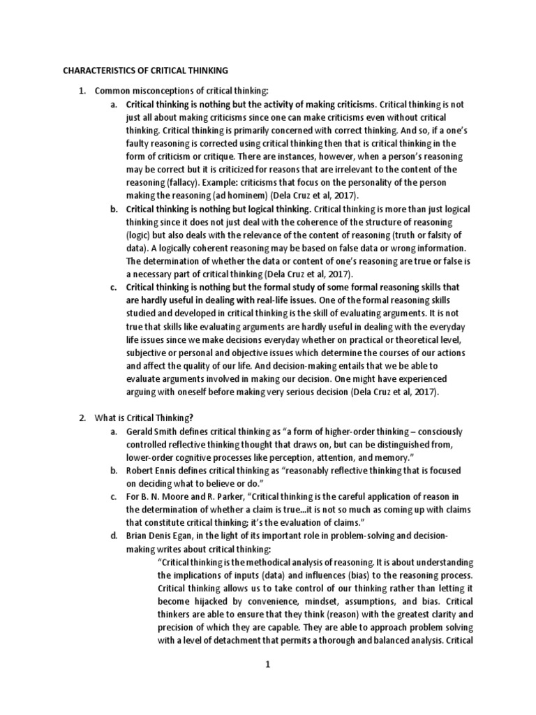 What Is Critical Thinking | PDF | Critical Thinking | Cost–Benefit Analysis