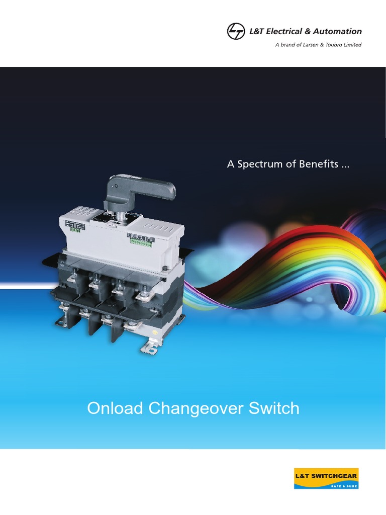 Changeover Switches | PDF | Switch | Fuse (Electrical)