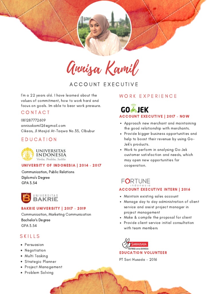 CV Updated Annisa Kamil - 2019 | PDF