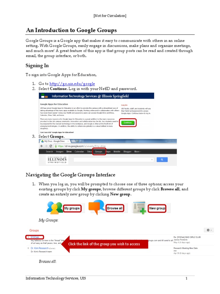 Google Groups User Guide | PDF | Mobile App | Multimedia