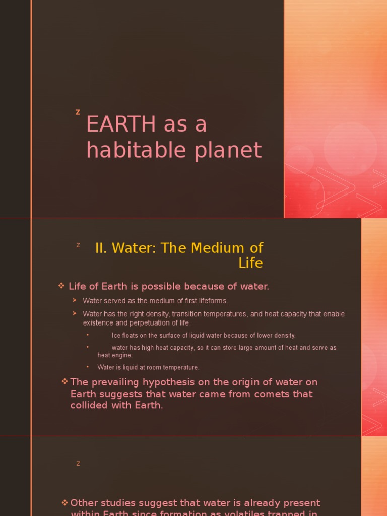 Earth: Key Factors for Habitability | PDF | Atmosphere Of Earth | Earth