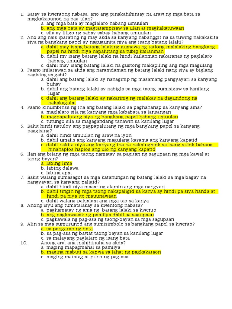 Bangkang Papel | PDF