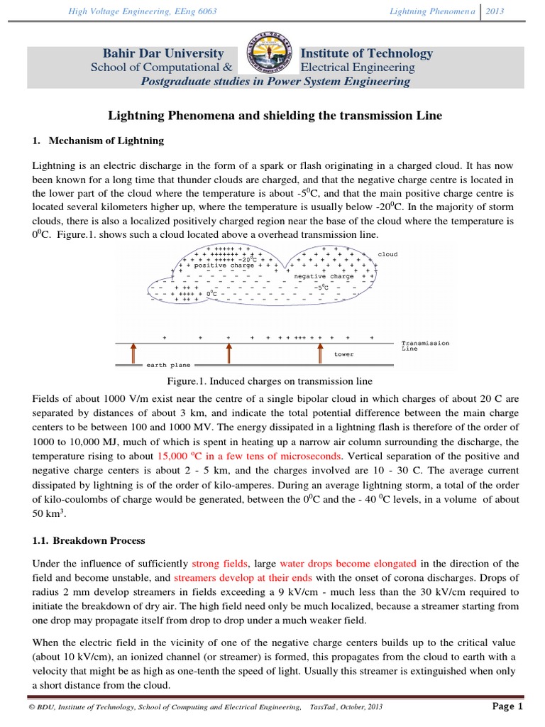 Lightning Phenomena 7 6 | PDF | Lightning | Insulator (Electricity)