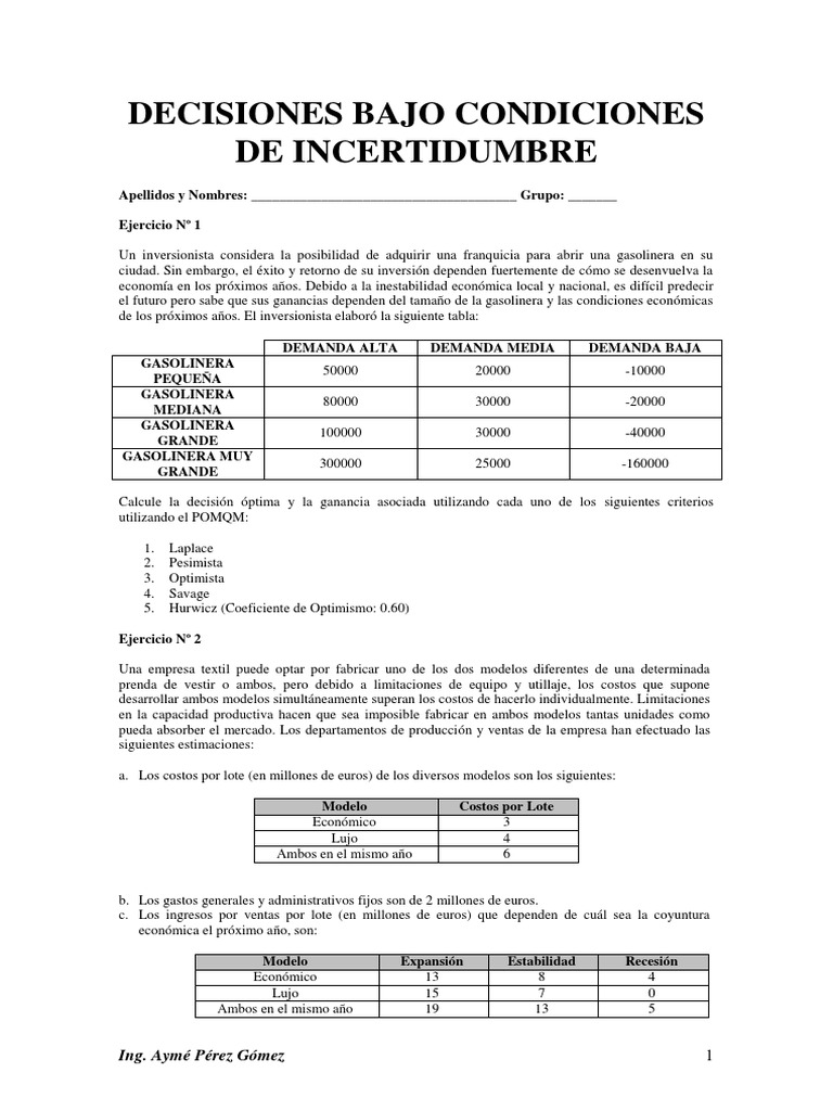 Practica Io2 | PDF | Compartir (Finanzas) | Inversiones