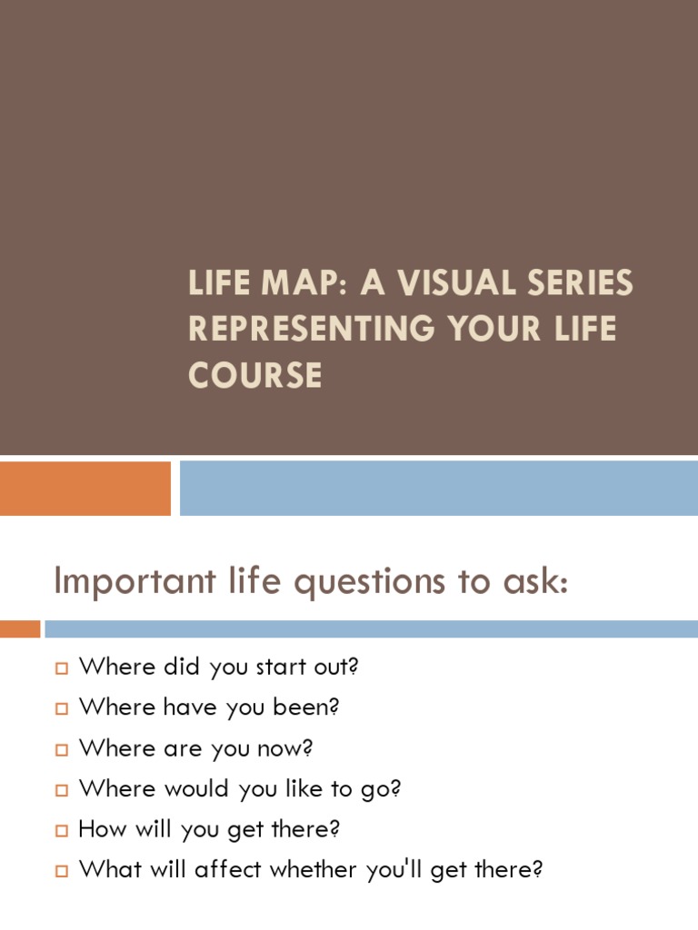 Life Map: A Visual Series Representing Your Life Course | PDF | Map ...