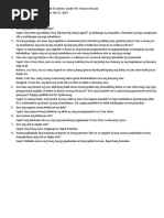 Perpektibo AT Imperpektibo Sample Words | PDF