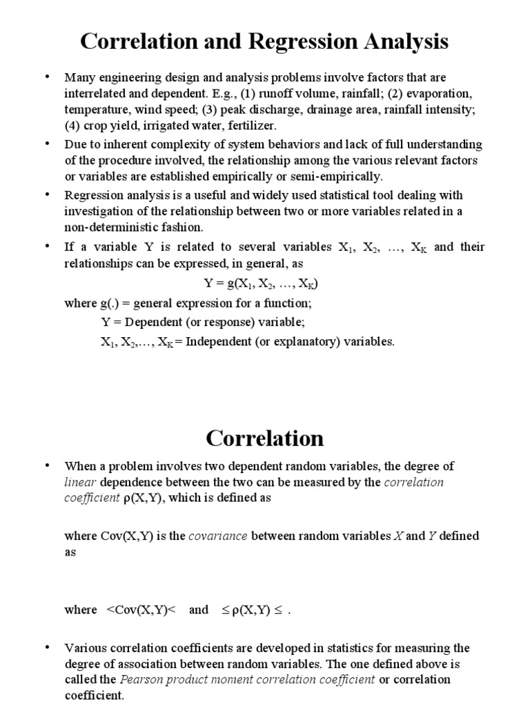 Correlation & Regression Students) | PDF | Correlation And Dependence ...