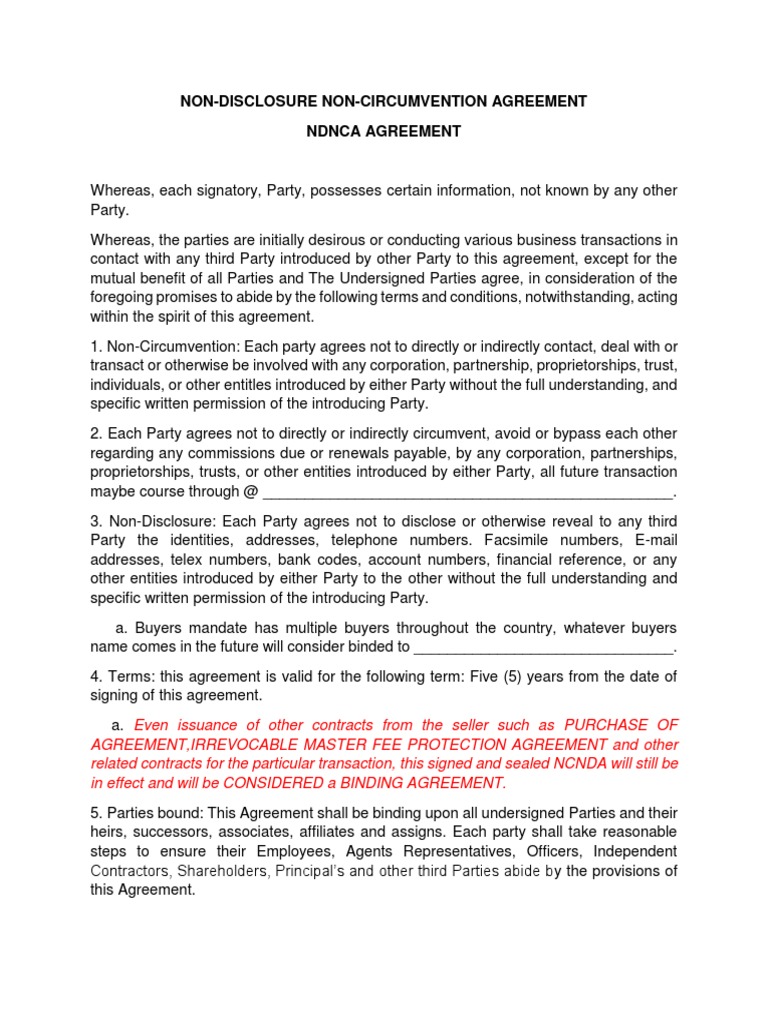 NCNDA | PDF | Non Disclosure Agreement | Arbitration