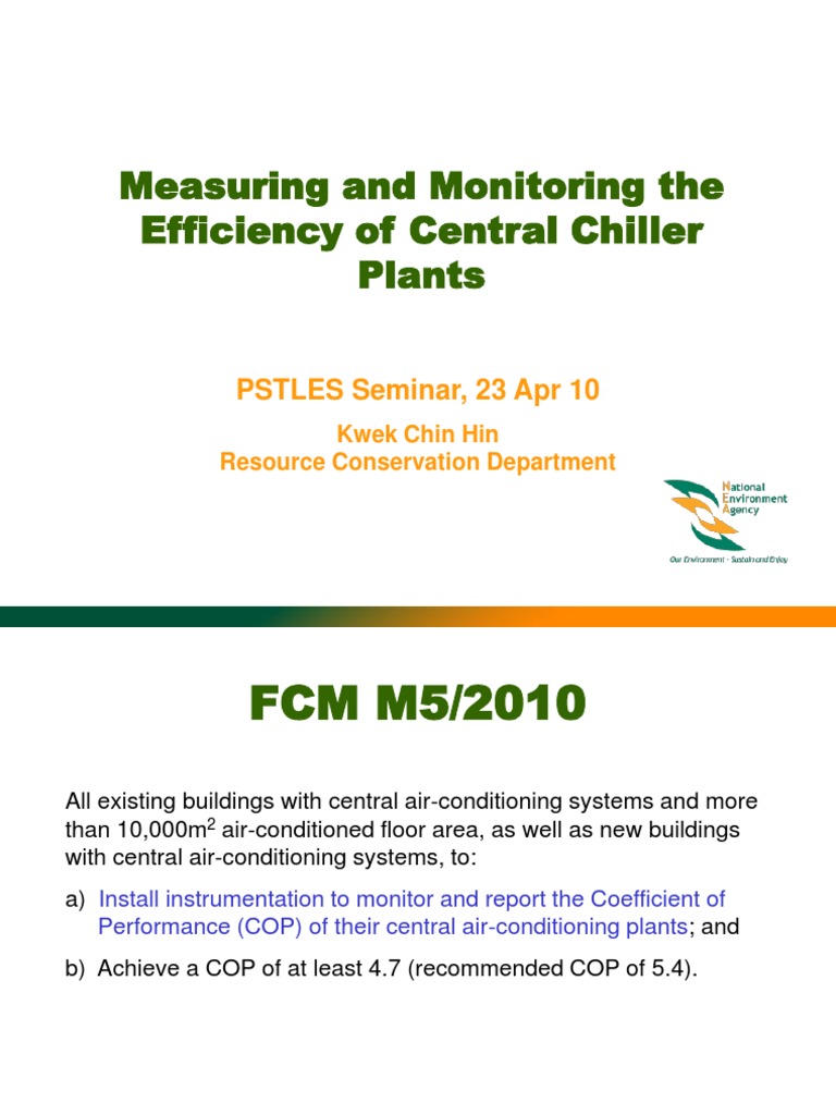 Central Chiller Plant Efficiency Monitoring | PDF | Thermodynamics ...