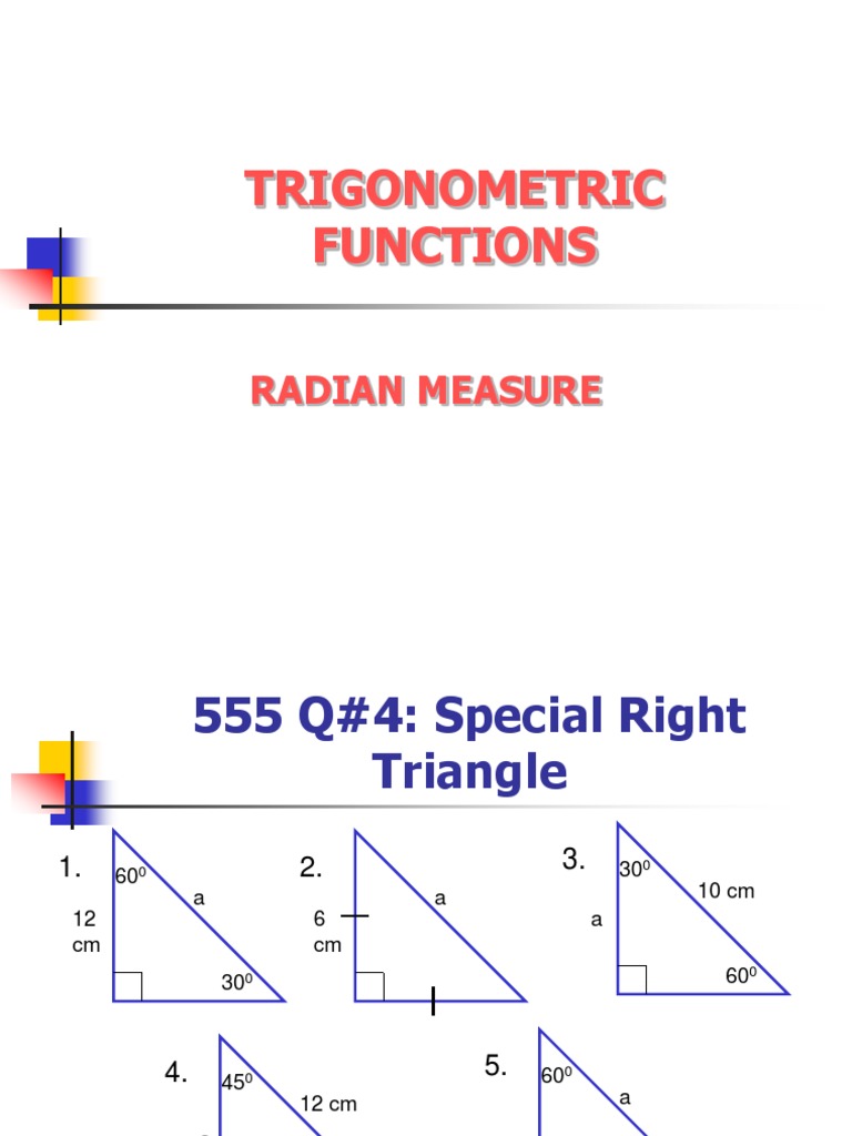 Introduction To Trigonometry | PDF | Trigonometry | Angle