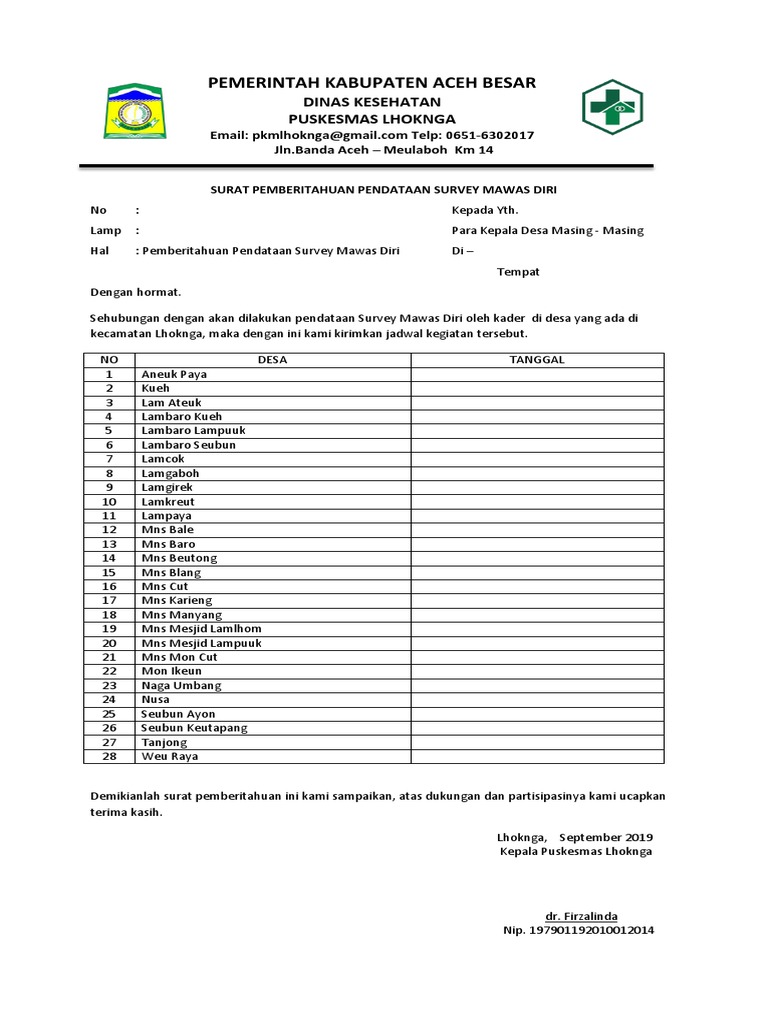 Surat Undangan SMD MMD | PDF