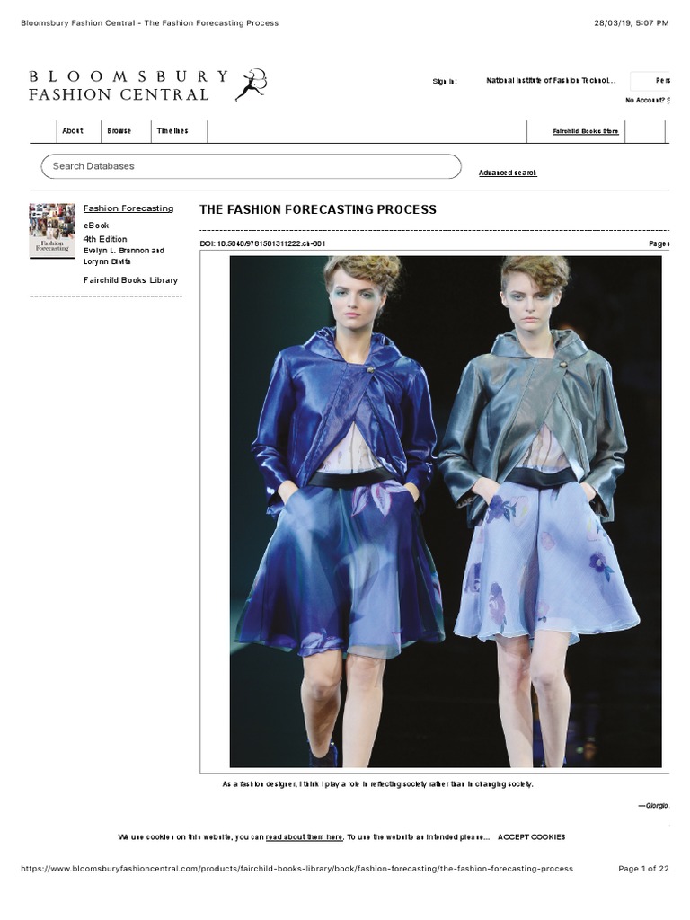 Understanding the Multifaceted Process of Fashion Forecasting ...