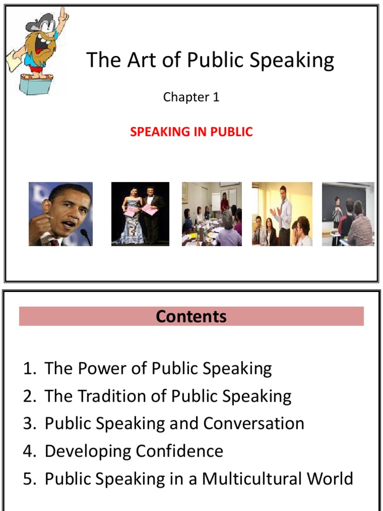 The Art of Public Speaking | PDF | Public Speaking | Speech