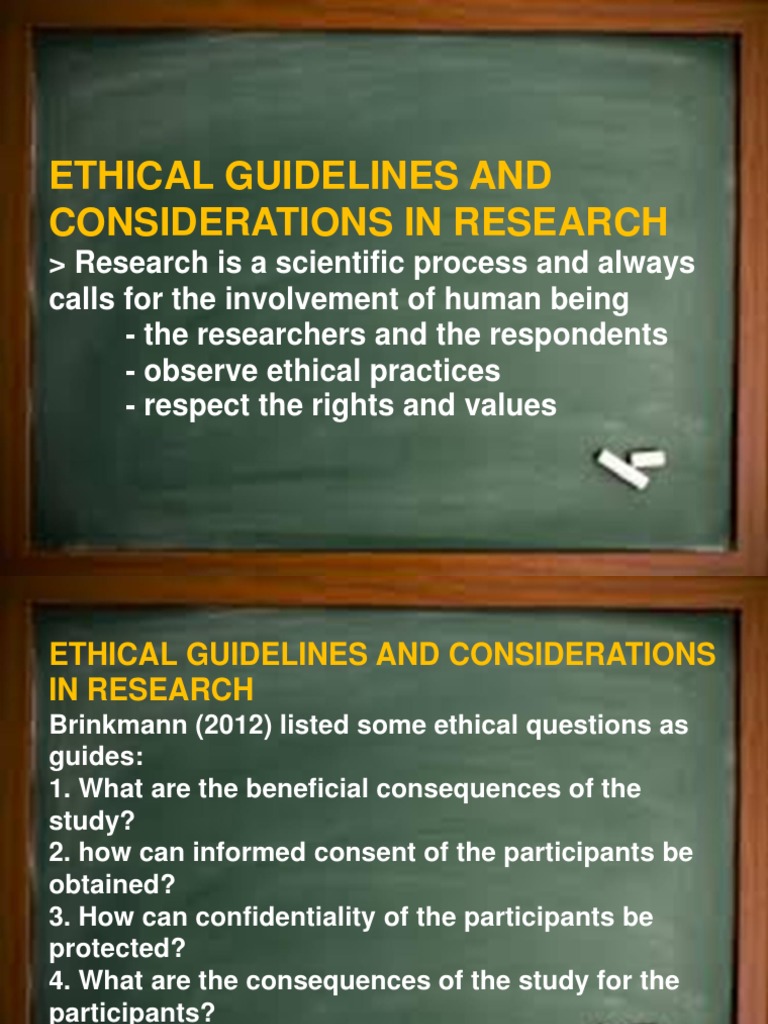 Ethical Guidelines in Research Practices | PDF