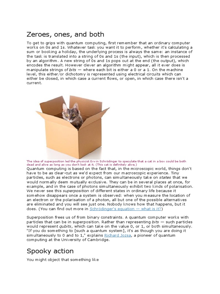 Zeroes | PDF | Quantum Computing | Photon