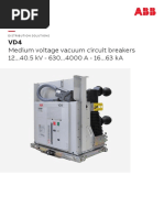 Abb 11kv Vmax VCB Catalogue | PDF | Electrical Connector | Alternating ...