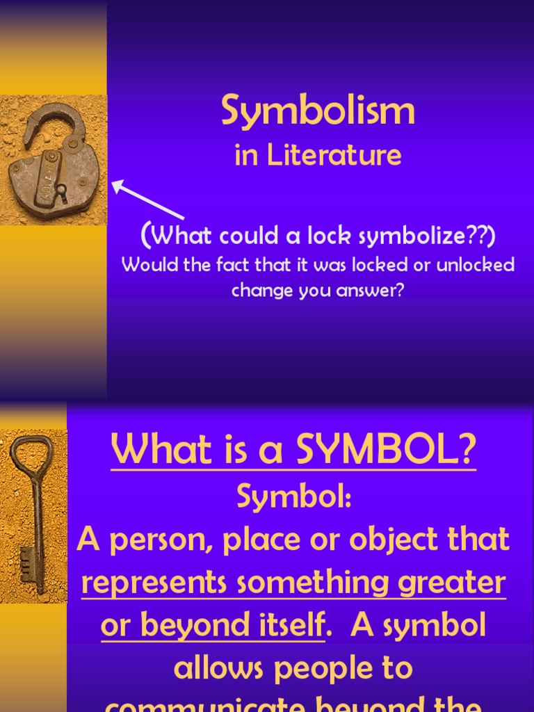 Symbolism In Literature
