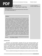 ICT Based Teaching Learning | PDF | Educational Technology | Teachers