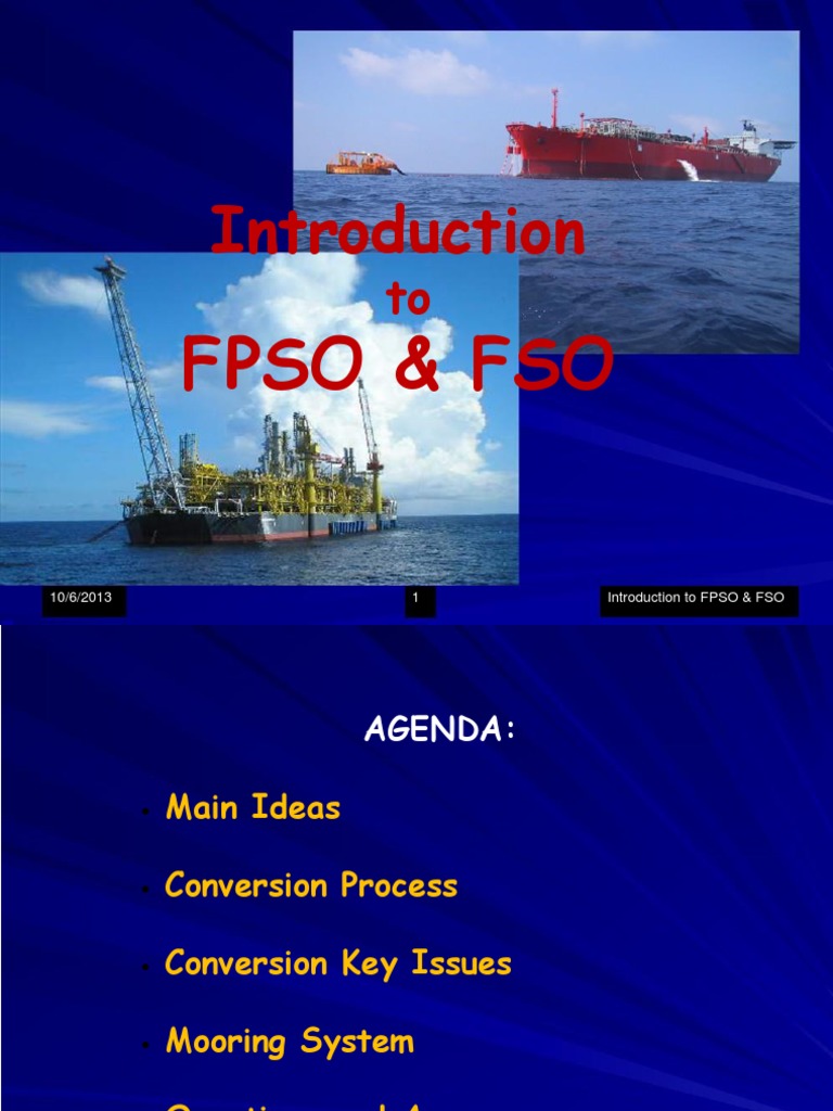 Overview of FPSO and FSO Systems | PDF