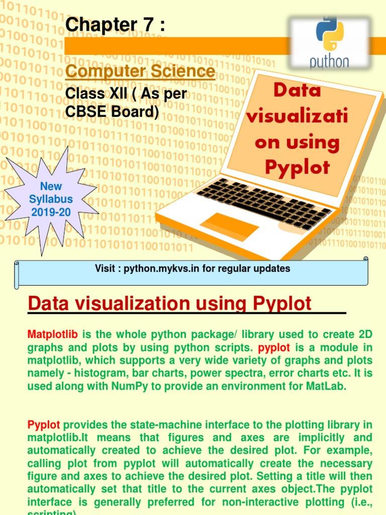 Data Visualization Using Pyplot | PDF | Pie Chart | Chart