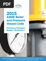 ASME Section VIII-1 - Summary of Changes in 2025 Edition | PDF | Welding | Construction