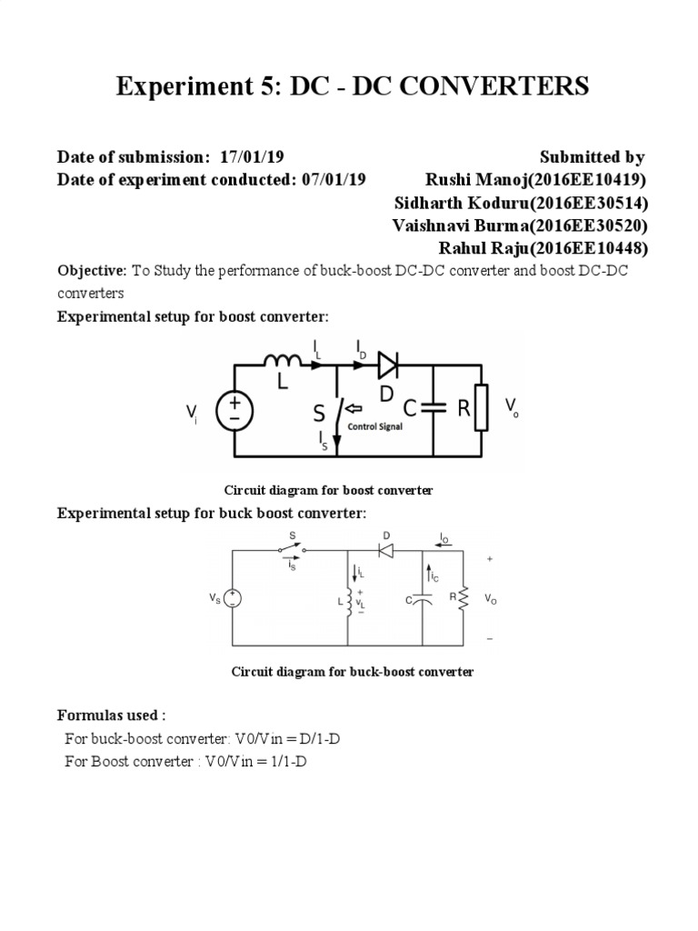 DC DC Converters | PDF | Power Supply | Electrical Engineering