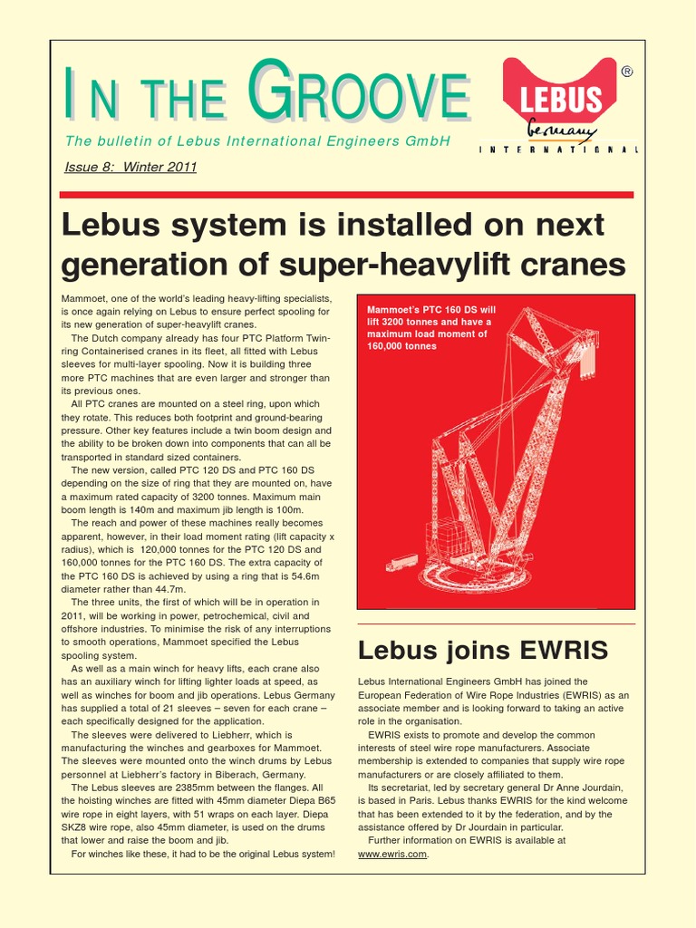 Lebus Bulletin | Download Free PDF | Crane (Machine) | Rope