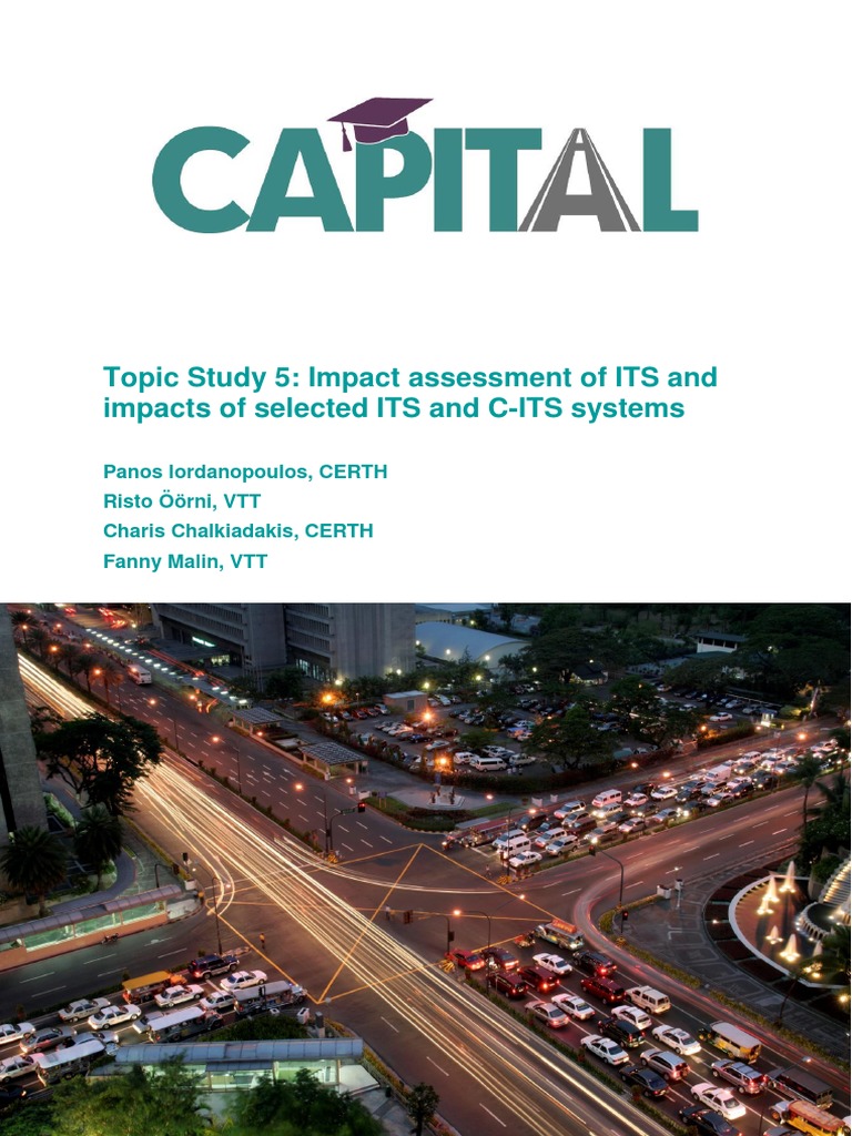 Impact Assessment of ITS and Impacts of Selected ITS and C-ITS Systems ...