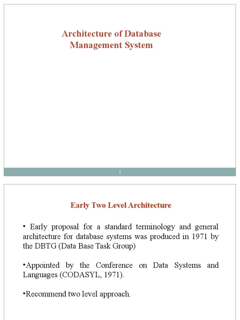 Ch2 - Three Level Architecture | PDF | Database Schema | Databases