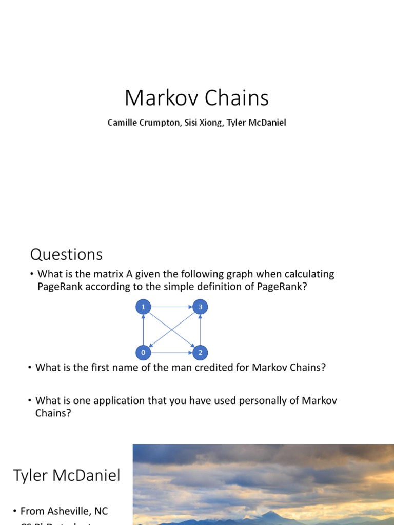 Markov Chains PDF | PDF | Markov Chain | Stochastic Process