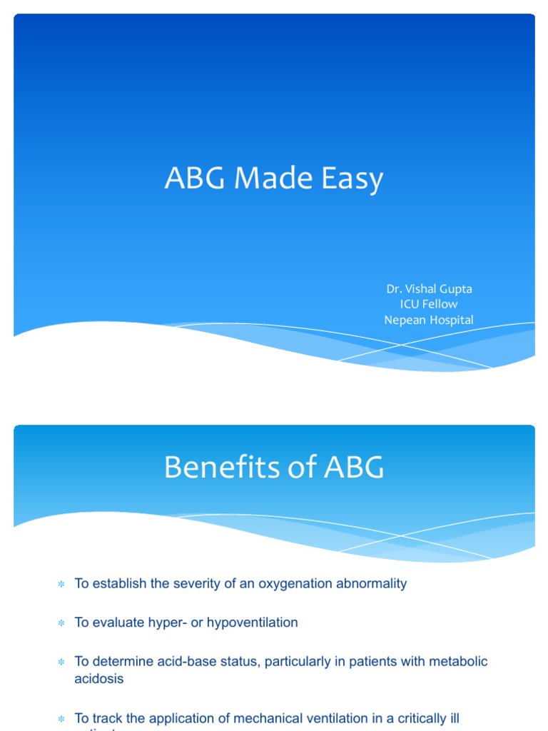 Abg Made Easy | PDF | Medical Specialties | Health Sciences