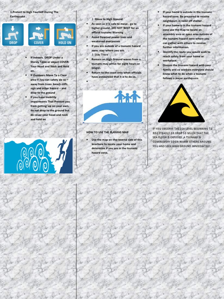 BROCHURE | PDF | Tsunami | Sea