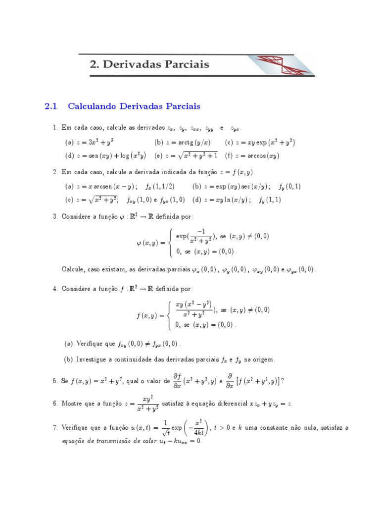 Derivada Parcial | PDF | Derivado | Curva