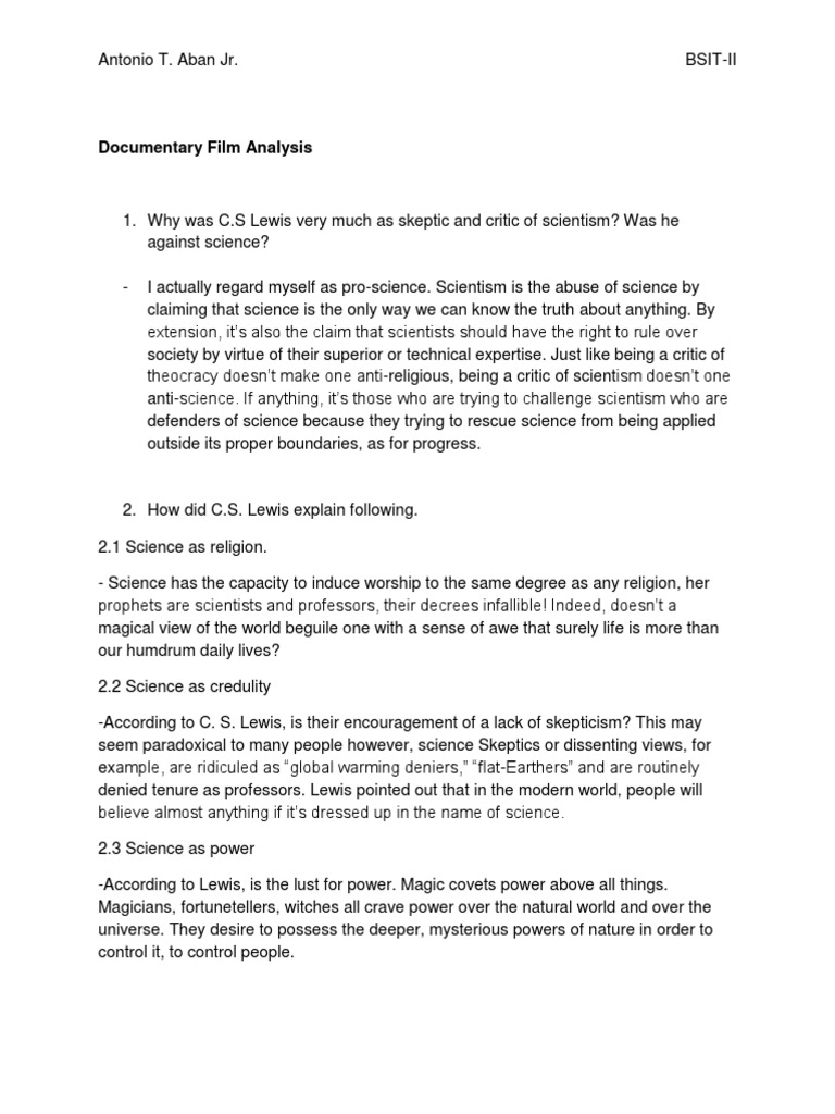 1.assignment - Documentary Film Analysis | PDF