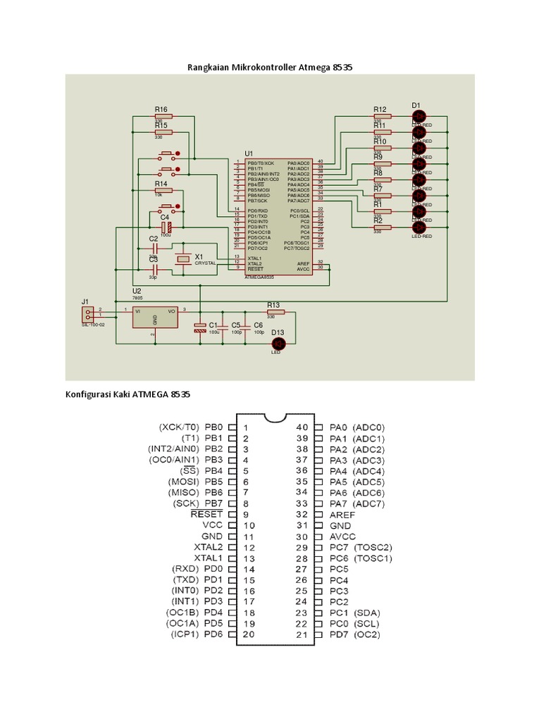 ATmega 8535 Pin Configuration | PDF | Chess Theory | Chess