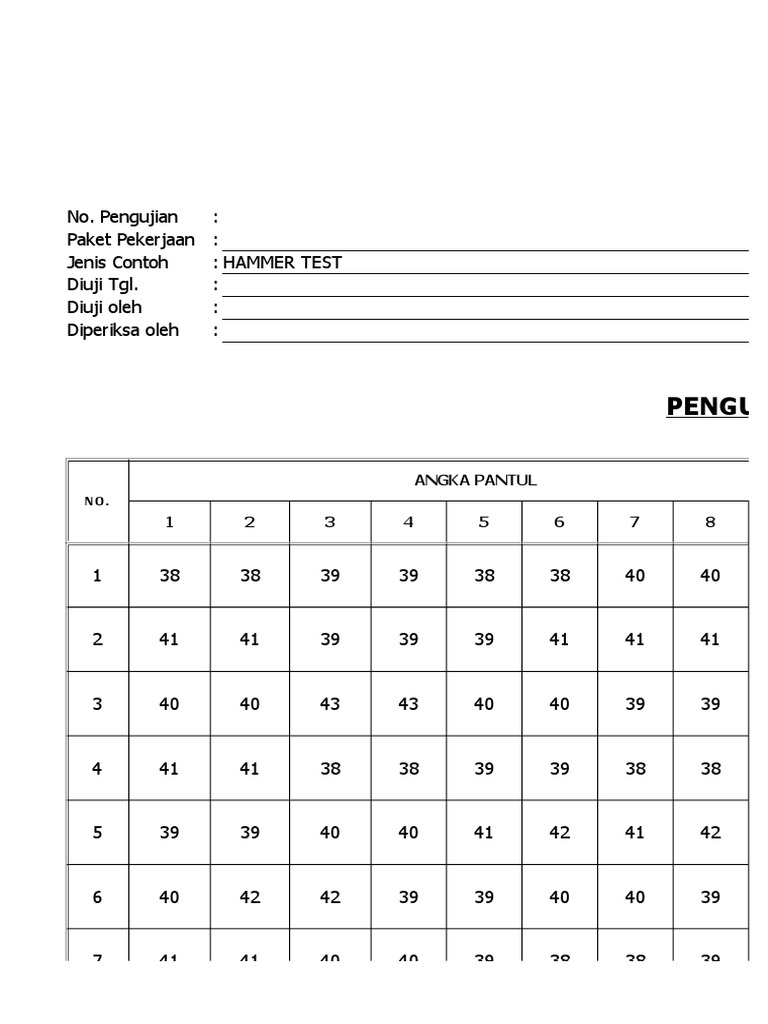 Hammer Test | PDF | Technology & Engineering