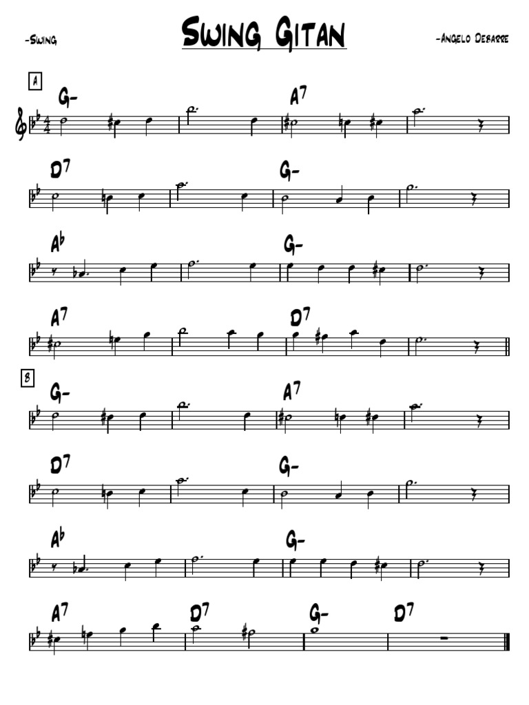 Swing Gitan (Standard) | PDF