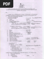 Obc Application Form | PDF