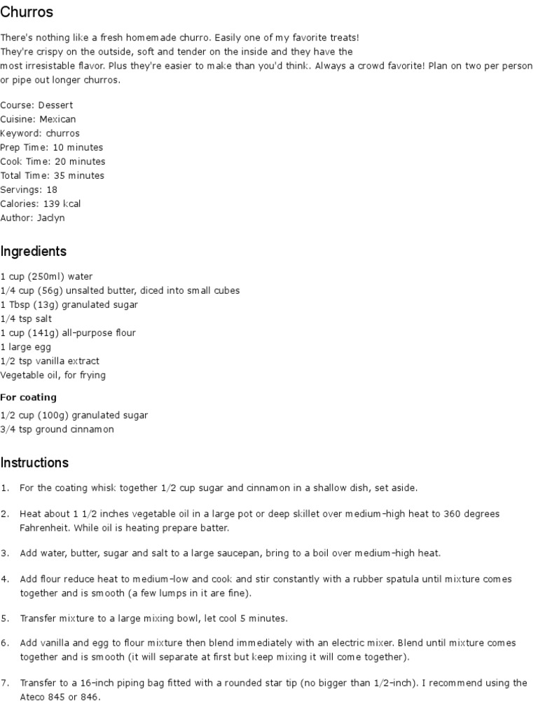 Ingredients: For Coating | PDF