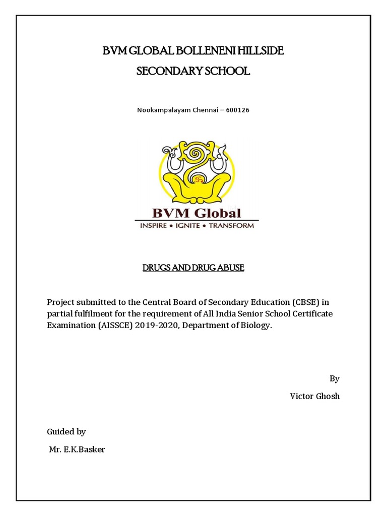 BVM Global Bolleneni Hillside | PDF | Pharmacy | Over The Counter Drug