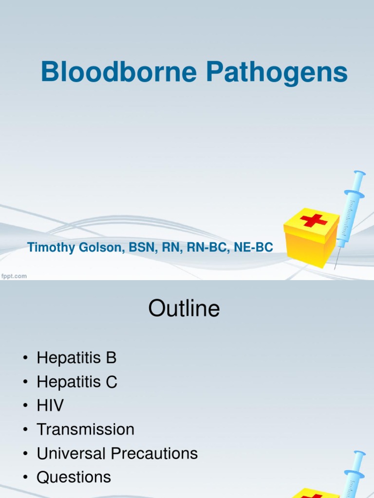 Bloodborne Pathogen Training | PDF | Hepatitis | Hepatitis B